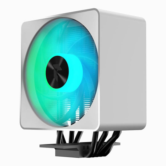 APNX AP1-V High Performance 5 Pipe CPU Air Cooler (White) – Agagaming